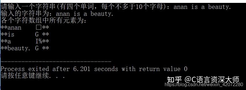C语言：字符数组的输入输出 - 知乎