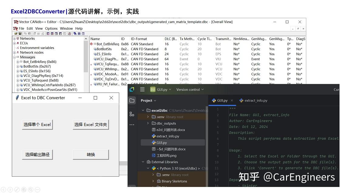Excel转dbc Dbc转excel定制化开发实操指南 知乎