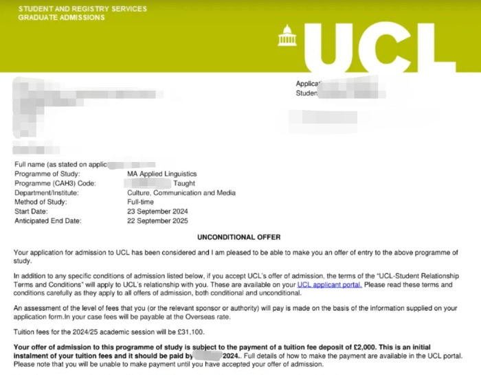 【offer喜报】211大学GPA3.5+，斩获UCL offer！ - 知乎