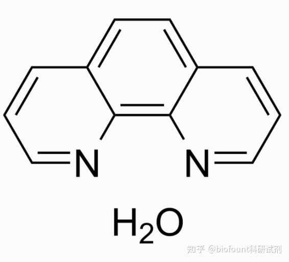 o-Phenanthroline monohydrate；铁离子探针 - 知乎