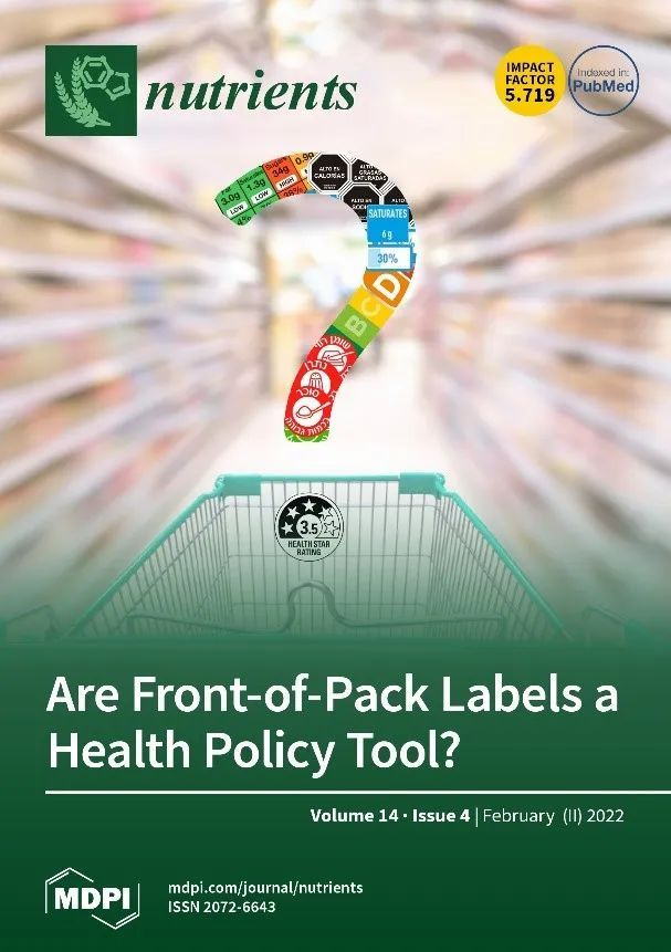 Nutrients：2022 年期刊精选封面文章 (一) | MDPI 编辑荐读 - 知乎