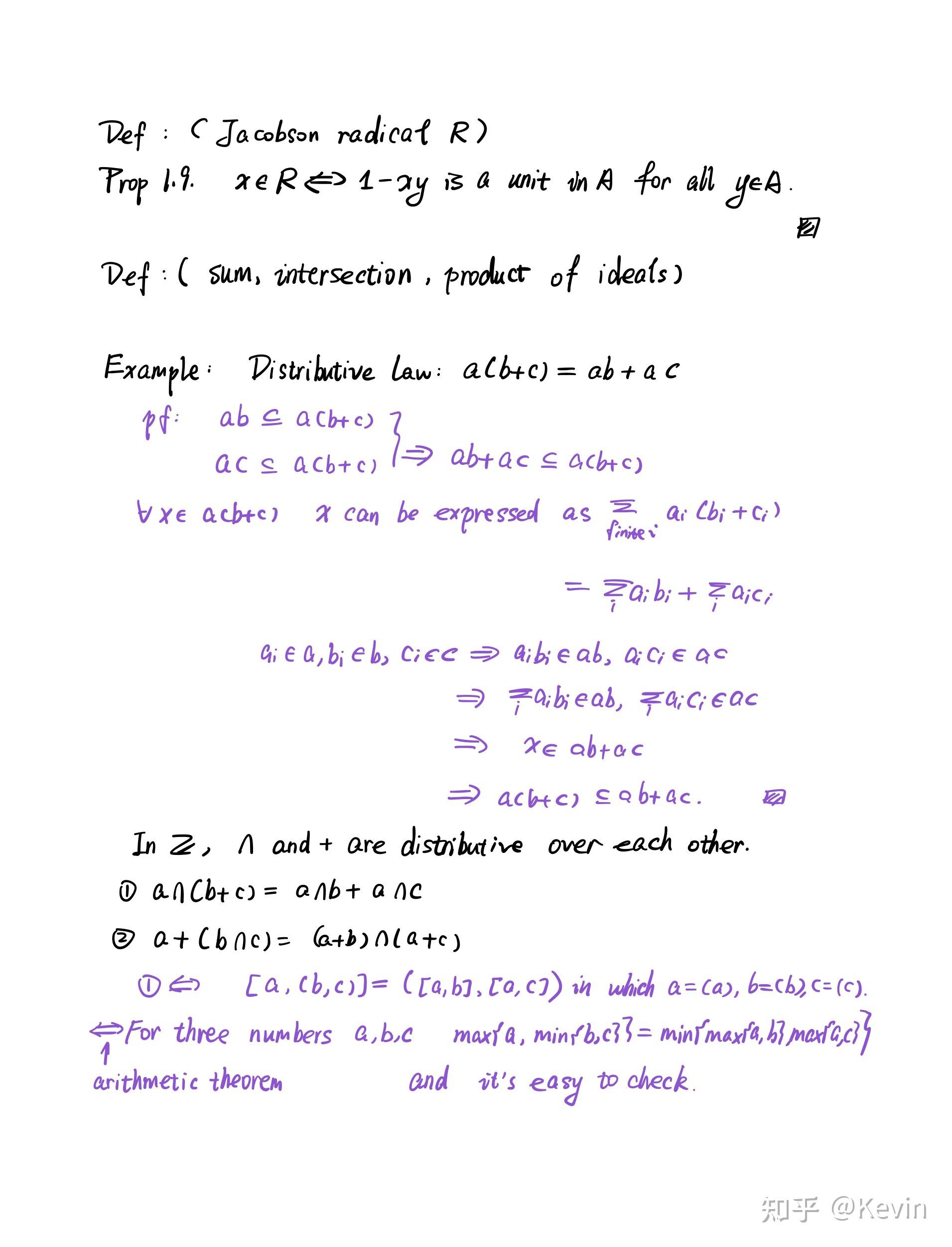 Atiyah&MacDonald Commutative Algebra笔记chap1 - 知乎