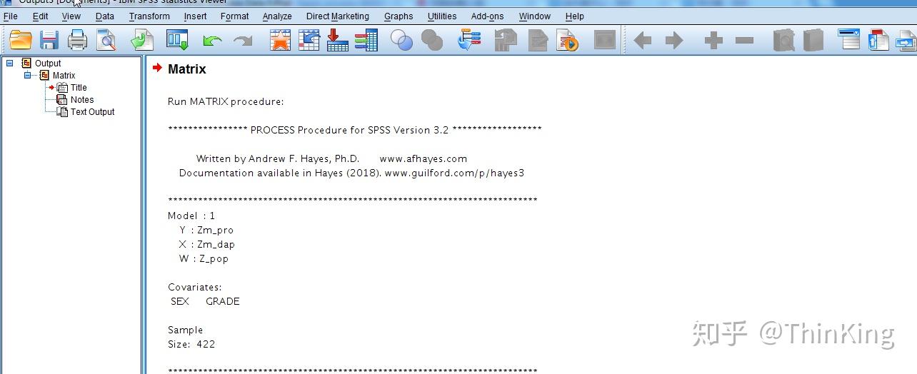 SPSS调节作用之 回归分析 & Hayes's Process Model 1 - 知乎