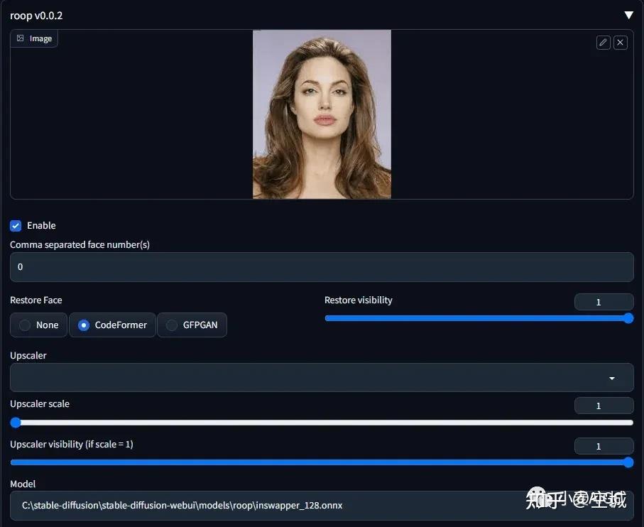 Roop丨一文教你学会用Stable Diffusion插件换脸 - 知乎