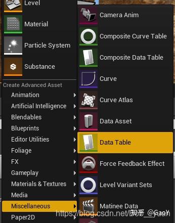 【UE4】DataTable - 数据表 - 知乎