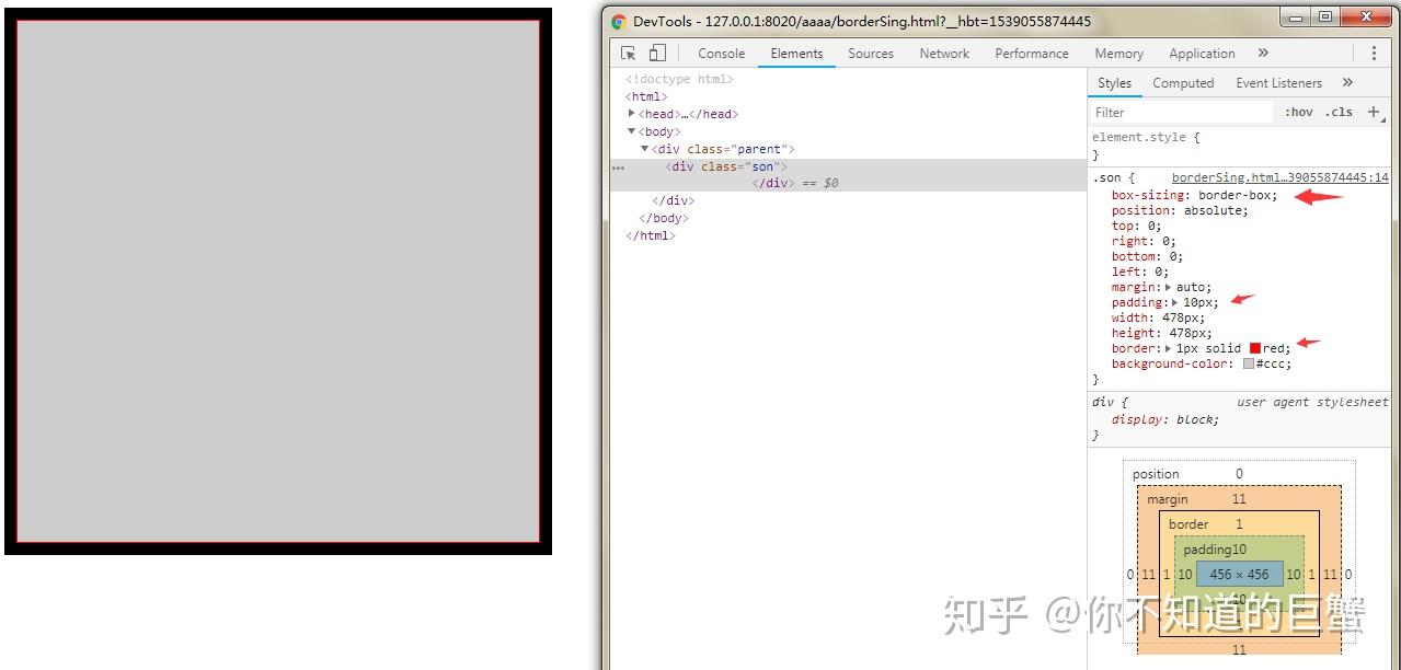 box-sizing:border-box的作用 - 知乎