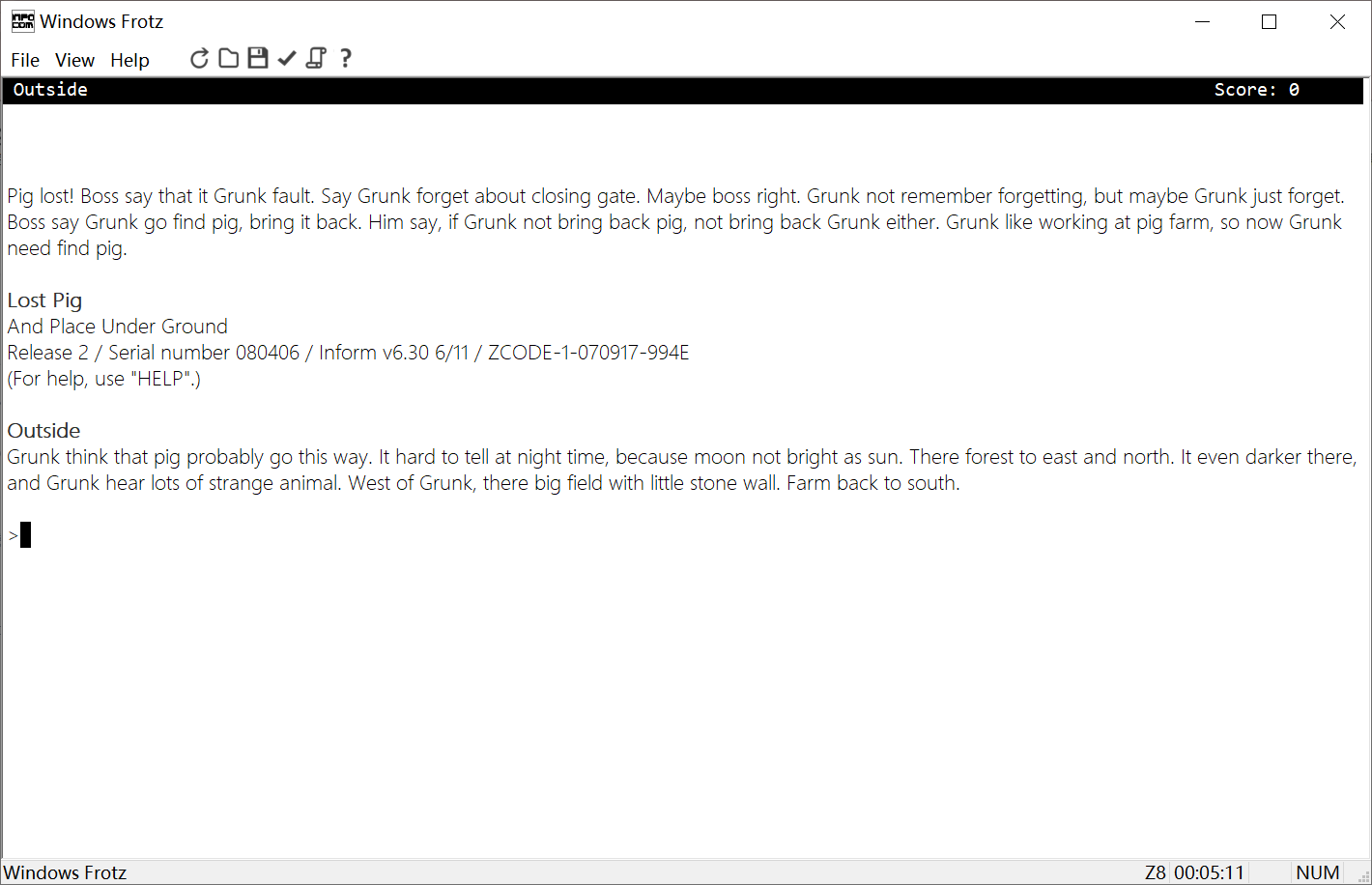 Interactive fiction（文字游戏/互动小说）的鼻祖——Parser-based IF（文本解析式互动小说 ） - 知乎