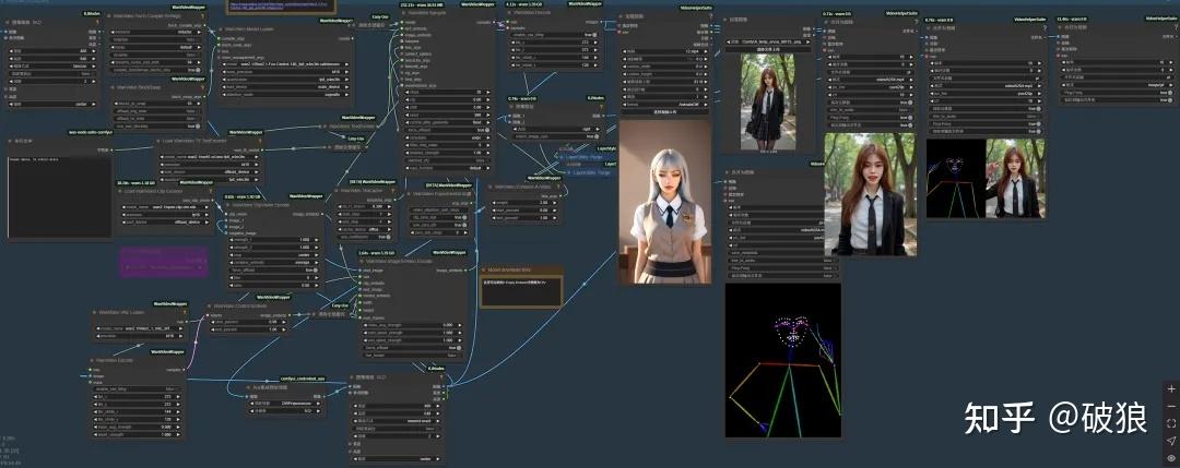 [ComfyUI]Wan-Fun: 阿里Wan视频CN控制来啦！线稿&深度&姿势更强视频引导 - 知乎