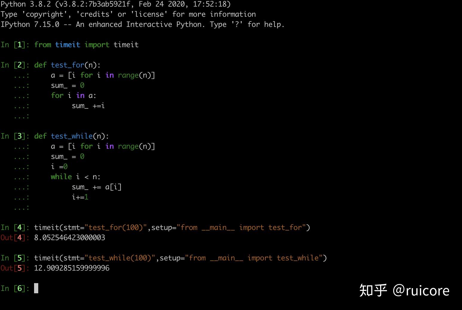 在python中，为什么说如果能用for循环就尽量不用while循环？ 知乎 