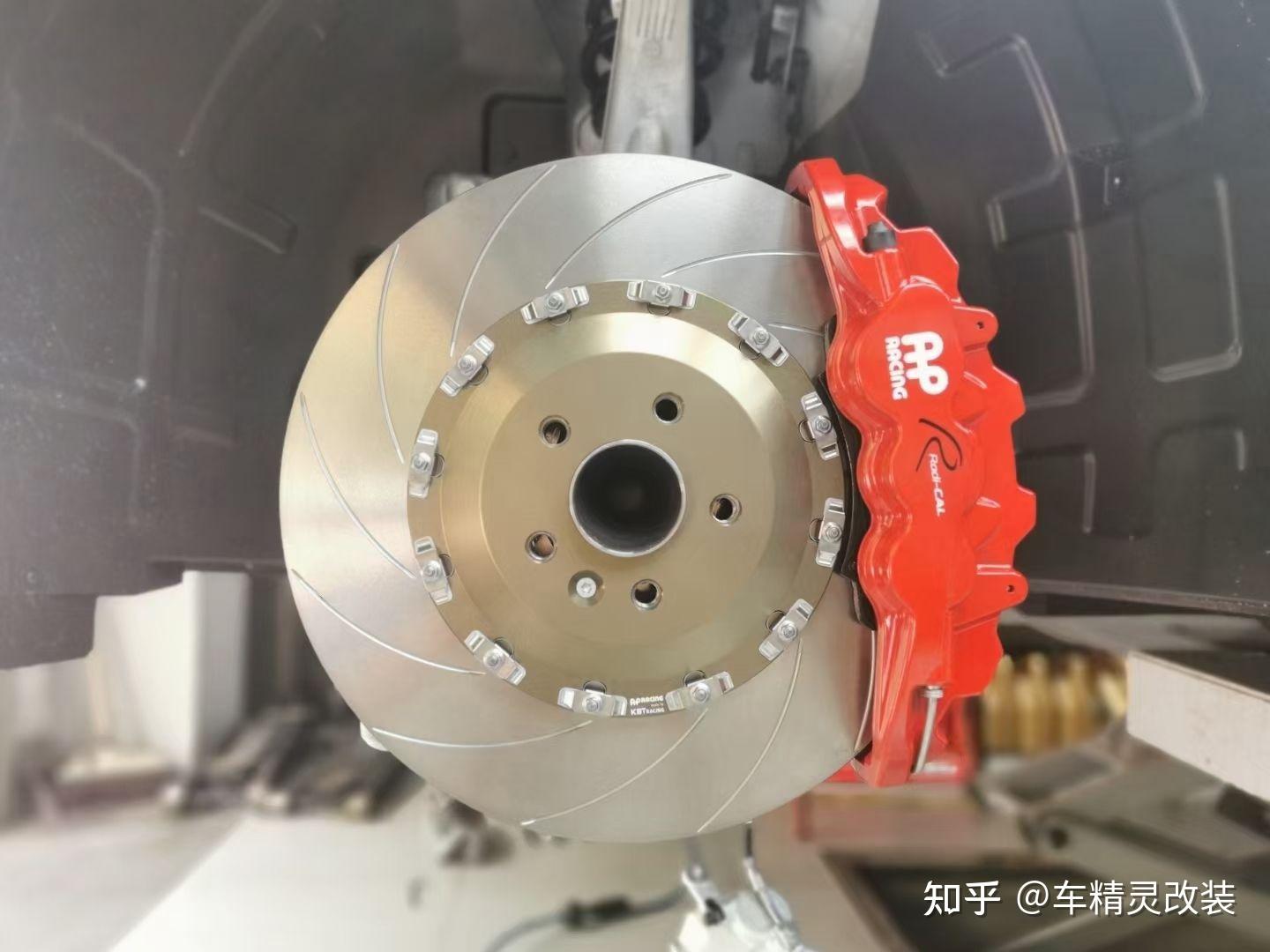 （极氪001刹车改装）AP8520大六活塞卡钳、搭配390划线盘 - 知乎