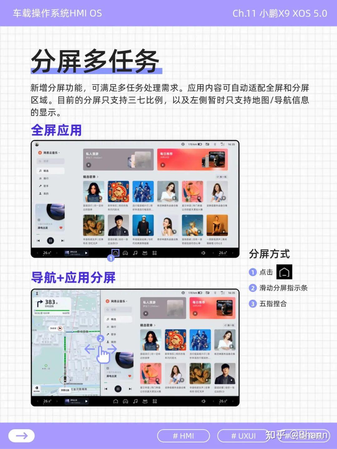 HMI OS｜ 小鹏汽车X9 XOS 5.0 HMI界面分析 - 知乎
