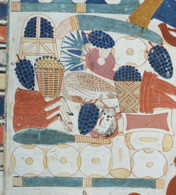 埃及-贵族墓，纳赫特(Nakht)墓(TT52)：农耕收成、满坑满谷；沼泽狩猎、在水一方；宴宾笙歌、衣香鬓影【130幅图】 - 知乎