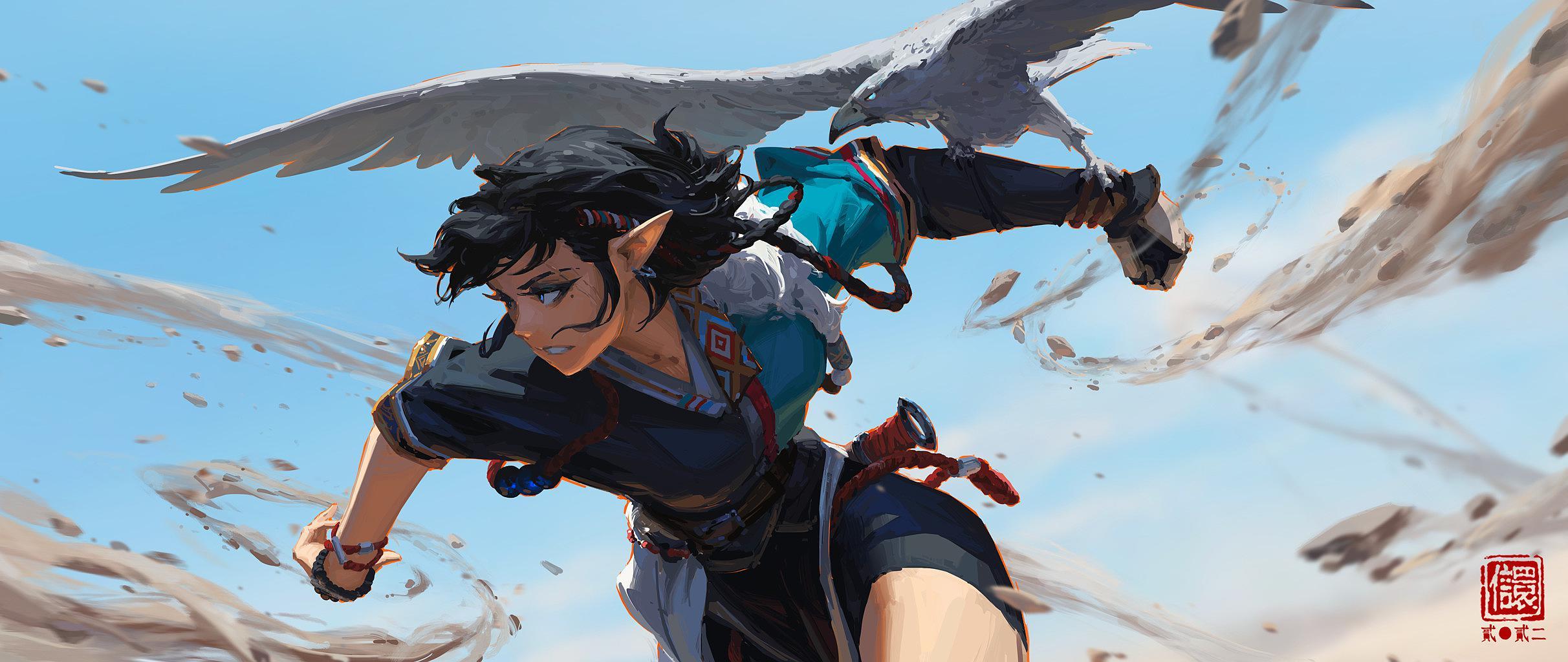 分享国人画师Kan Liu（666K信譞）的插画 - 知乎