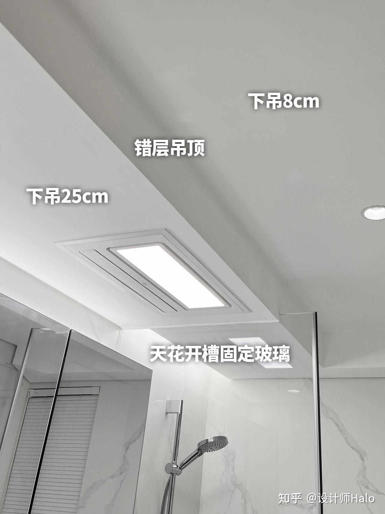 下沉式淋浴房无框玻璃隔断🚿细节解析 知乎