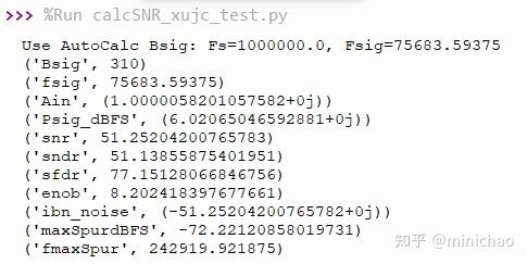 matlab与python程序分享：计算ADC的SNR/SFDR/ENOB等参数 - 知乎