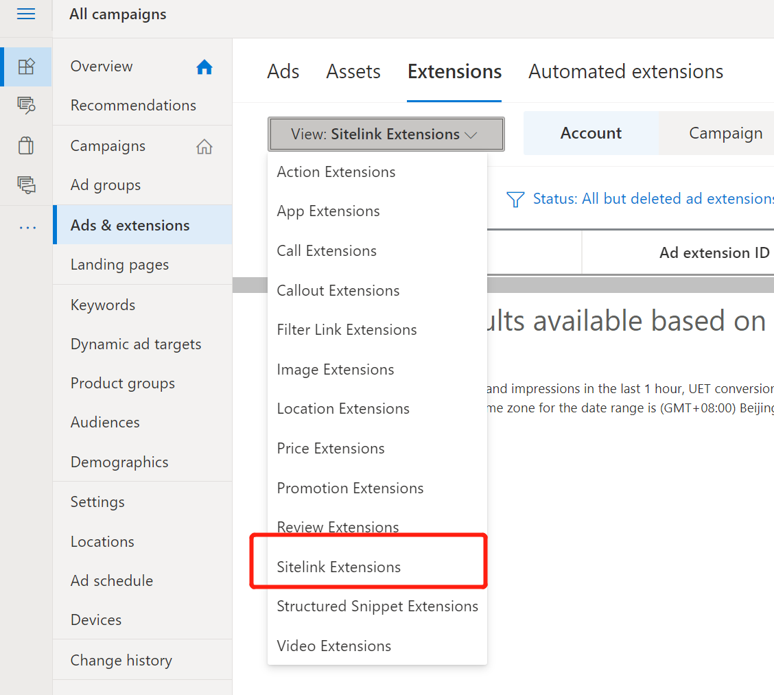 【Bing Ads】如何在账户层级添加广告附加信息？ - 知乎