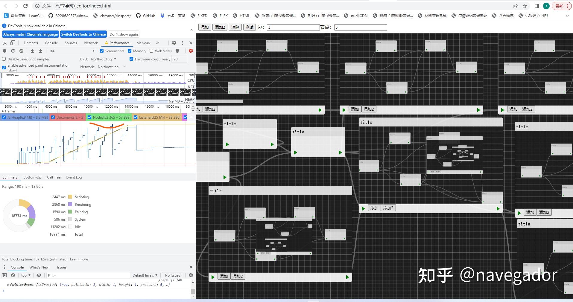 浏览器渲染性能(div+svg)的一个简单测试2 - 知乎