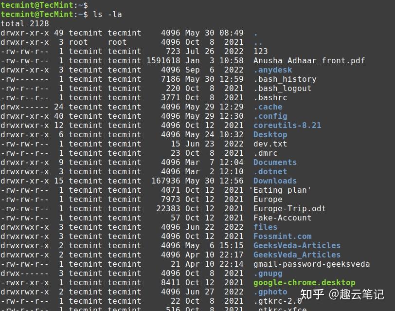 Linux中的20个基本“ls”命令示例 - 知乎