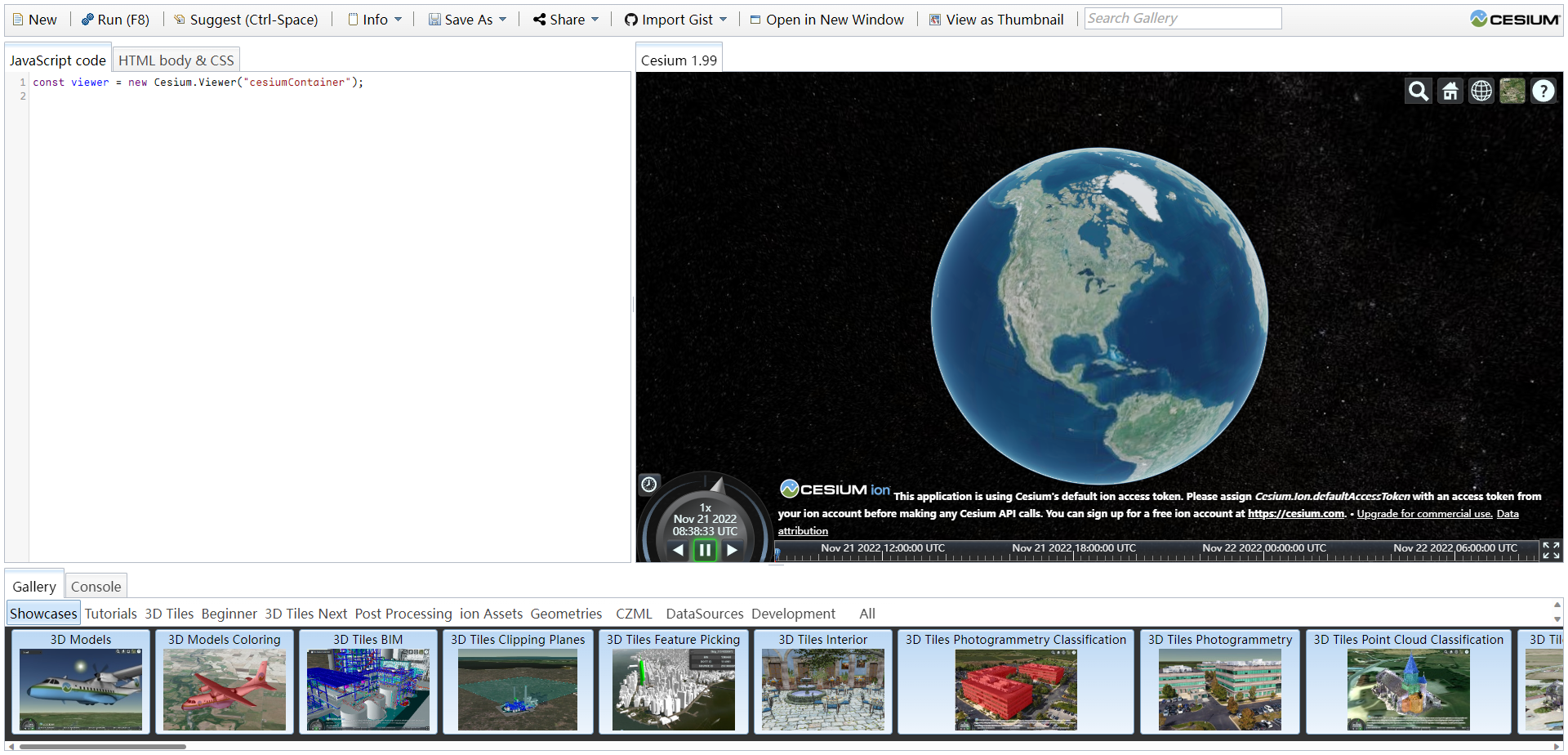 CesiumJS ≥ 1.96 版本显示 Development 例子 - 知乎
