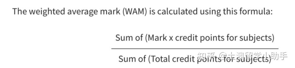 悉尼大学｜WAM计分系统及使用方法 - 知乎