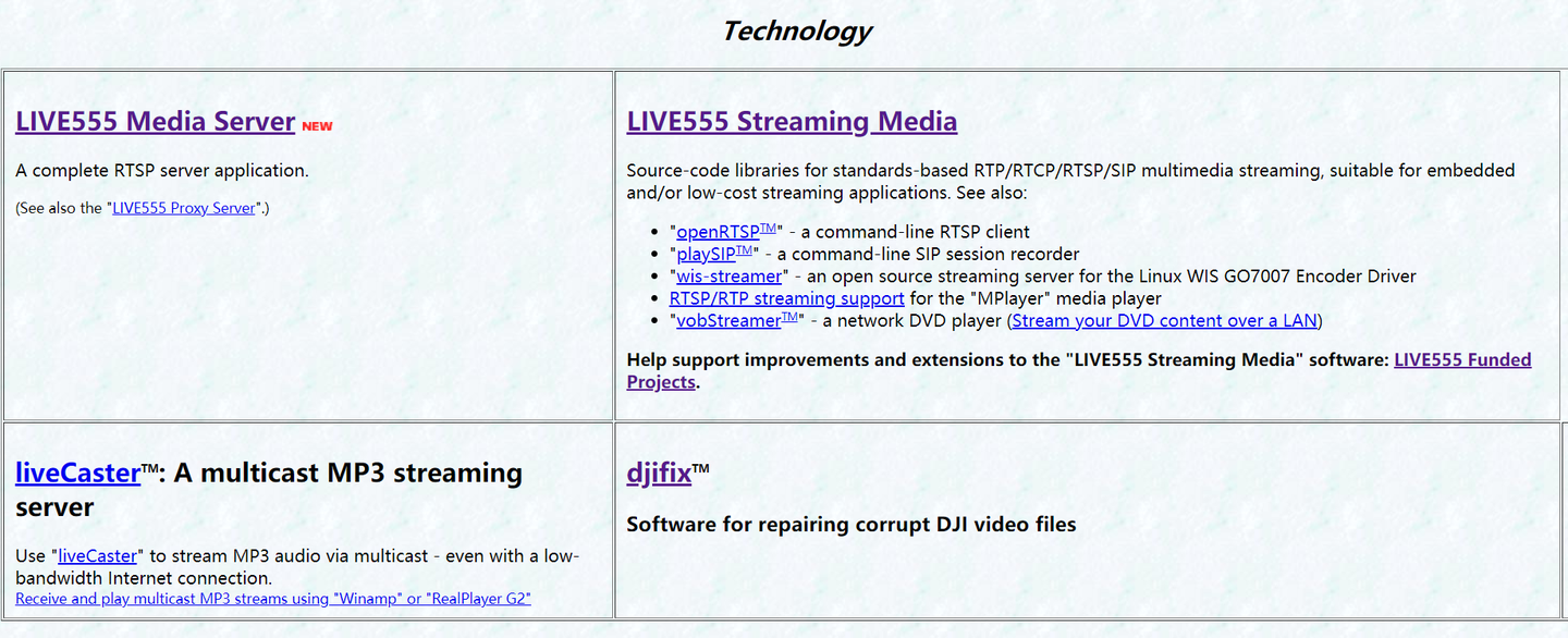 Live555开源项目（1）----初步介绍 - 知乎
