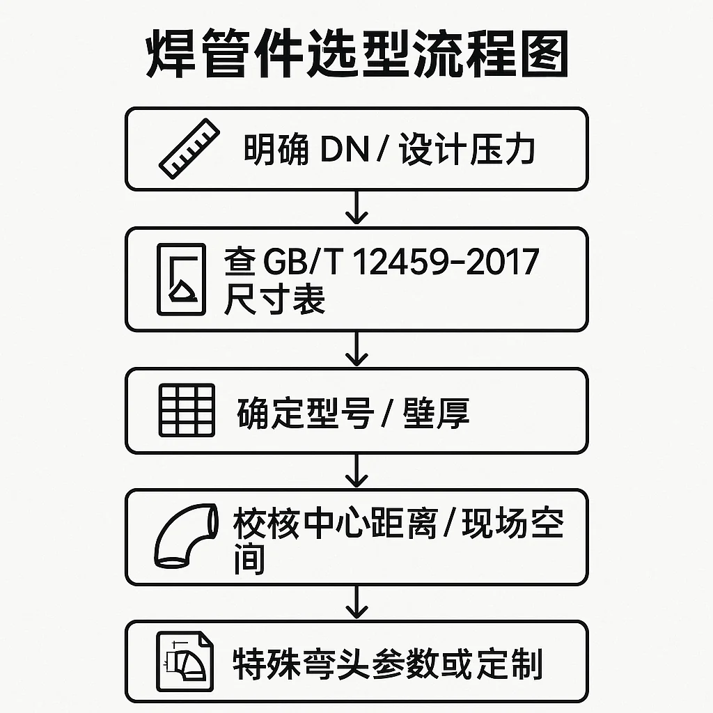 GB/T 12459钢制对焊管件类型与参数标准解析 - 知乎