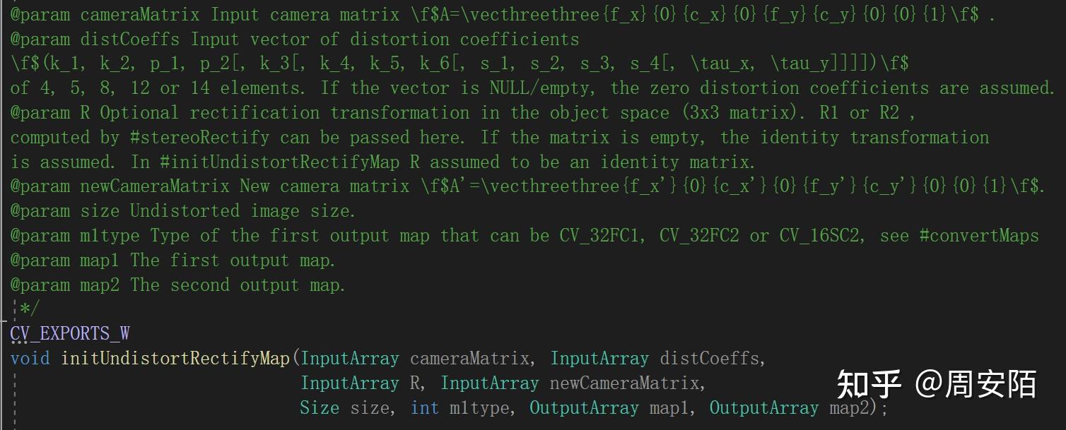 SLAM十四讲实践（四）：图像去畸变与cv::undistort - 知乎