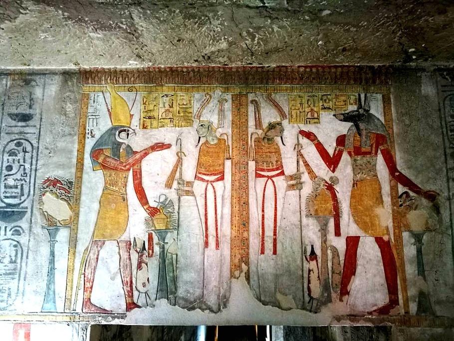 埃及-帝王谷-法老墓(女法老Twosret与Setnakhte双墓)彩绘壁画【100多幅图】 - 知乎