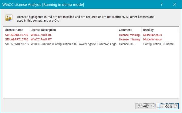 WinCC 什么情况下提示缺少 Audit RC/RT 授权? - 知乎