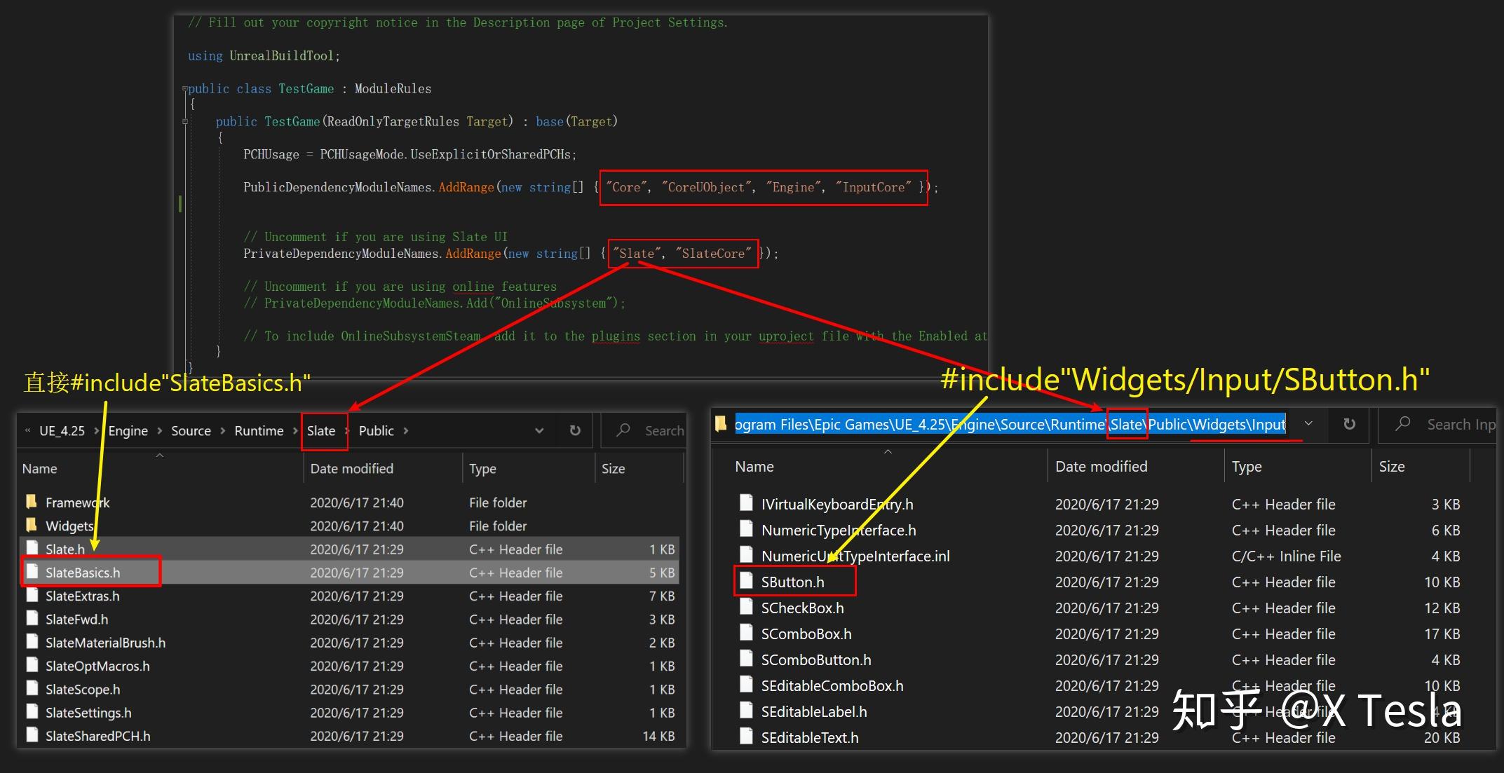 【UE4】C++基础【02】添加Slate至窗口 - 知乎