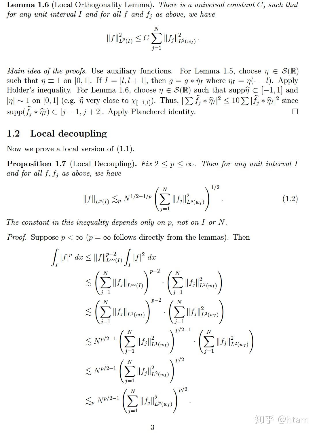 Decoupling Theory for Interval - 知乎