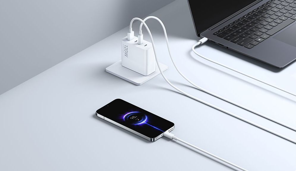小米推出120W GaN四口充电器，任意两个C口均支持65W+55W快充 - 知乎