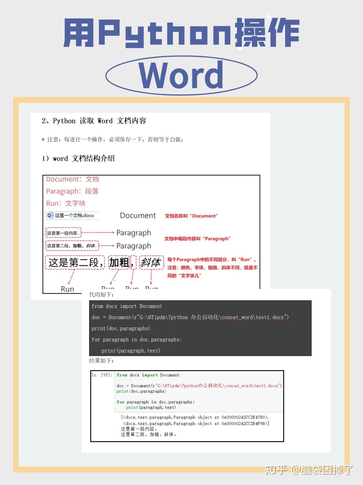 如何实现办公自动化？手把手教你用Python操作word、excel、pdf、ppt - 知乎