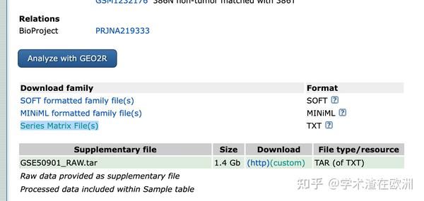 BioinfoTools全网最全的生信零代码网页工具—GEO数据一键下载 - 知乎