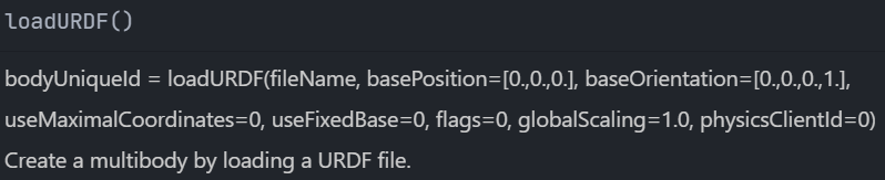 PyBullet笔记（二）从hello world开始的杂谈（引擎连接，URDF模型加载，查看信息） - 知乎