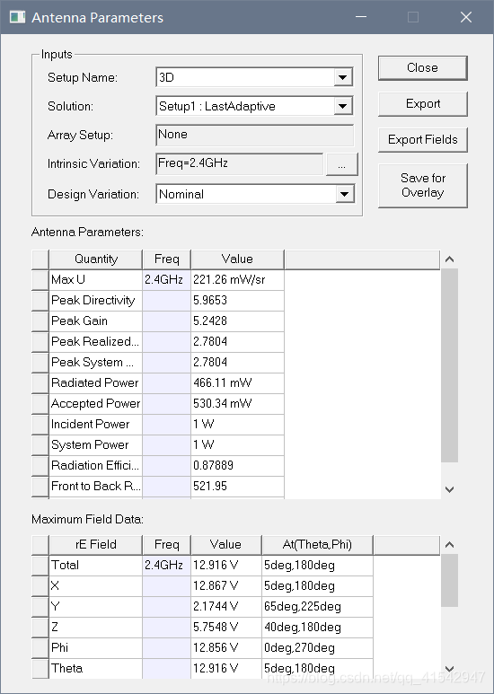 HFSS学习笔记—10.数据后处理 - 知乎