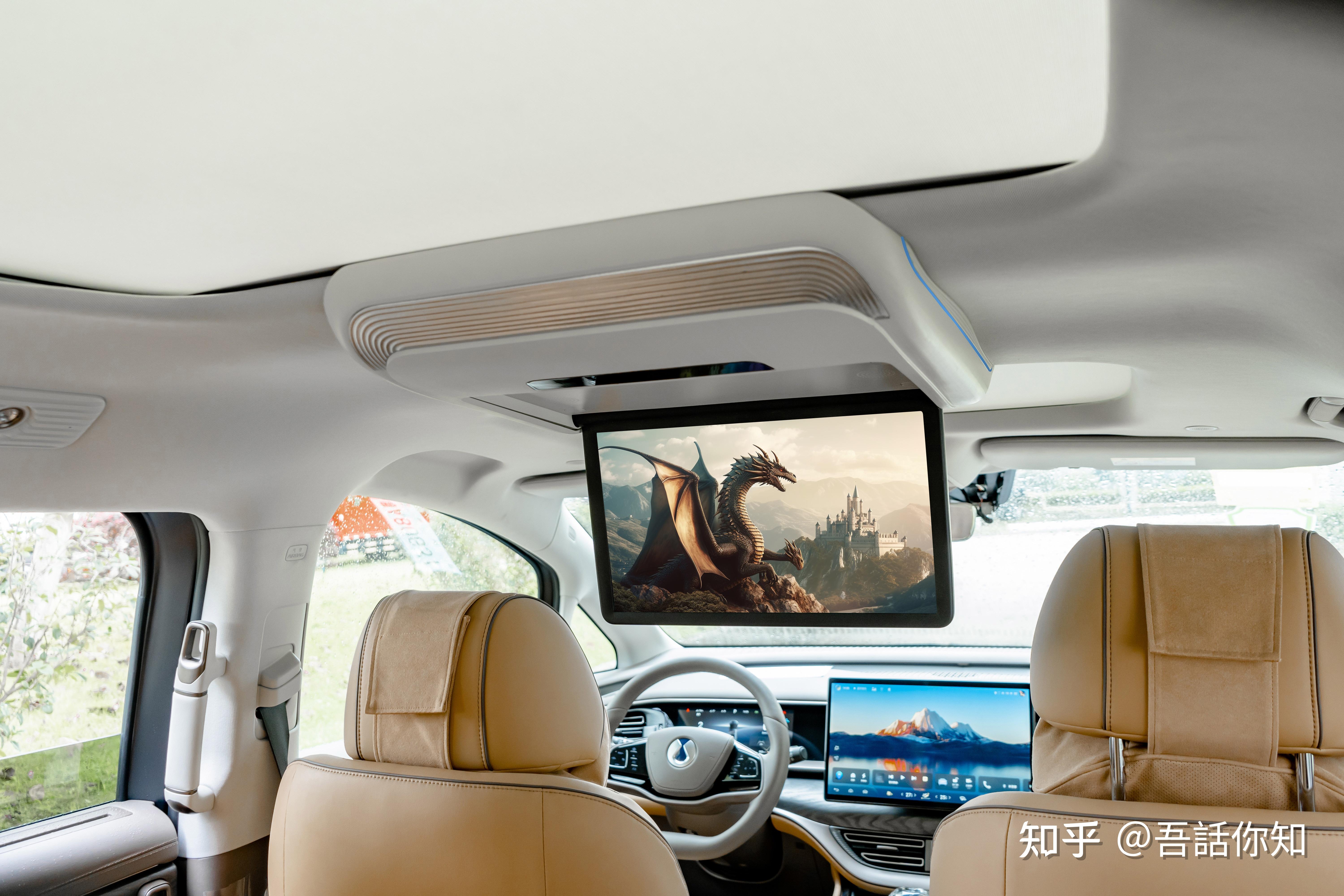 腾势D9第一个专用电动吸顶电视 - 知乎