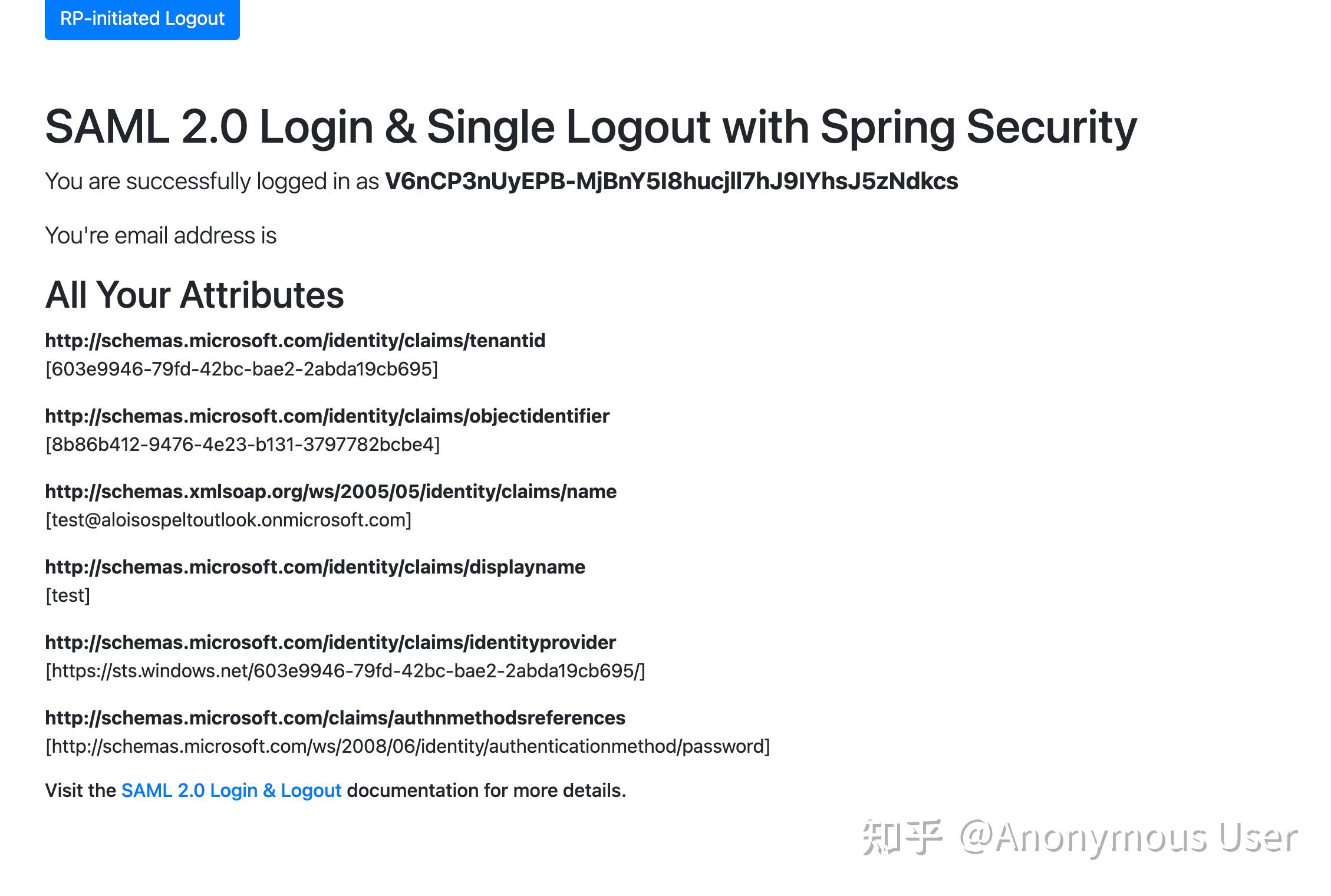 如何将Spring Security 集成 SAML2 ADFS 实现SSO单点登录?（一） - 知乎
