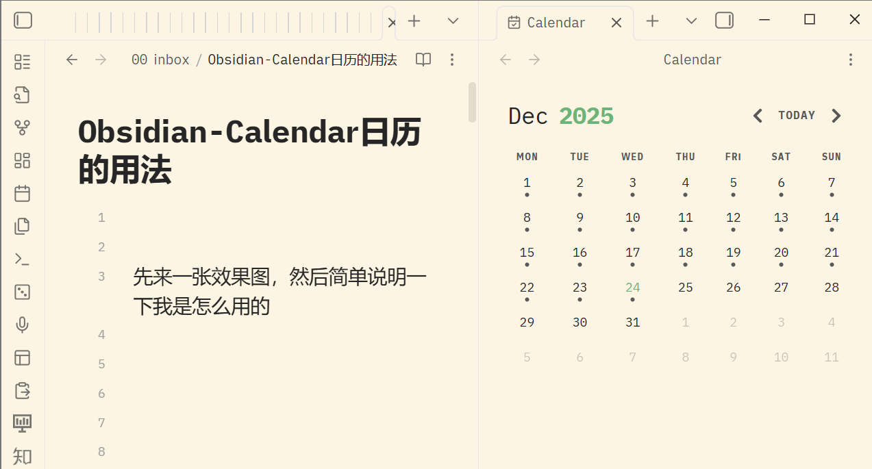 【Obsidian】-Calendar日历插件介绍以及我的使用方法 - 知乎