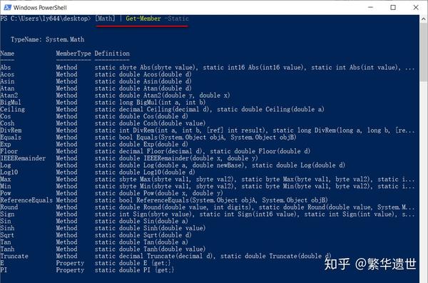 PowerShell之数学运算 - 知乎