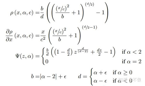 论文阅读：A General and Adaptive Robust Loss Function - 知乎