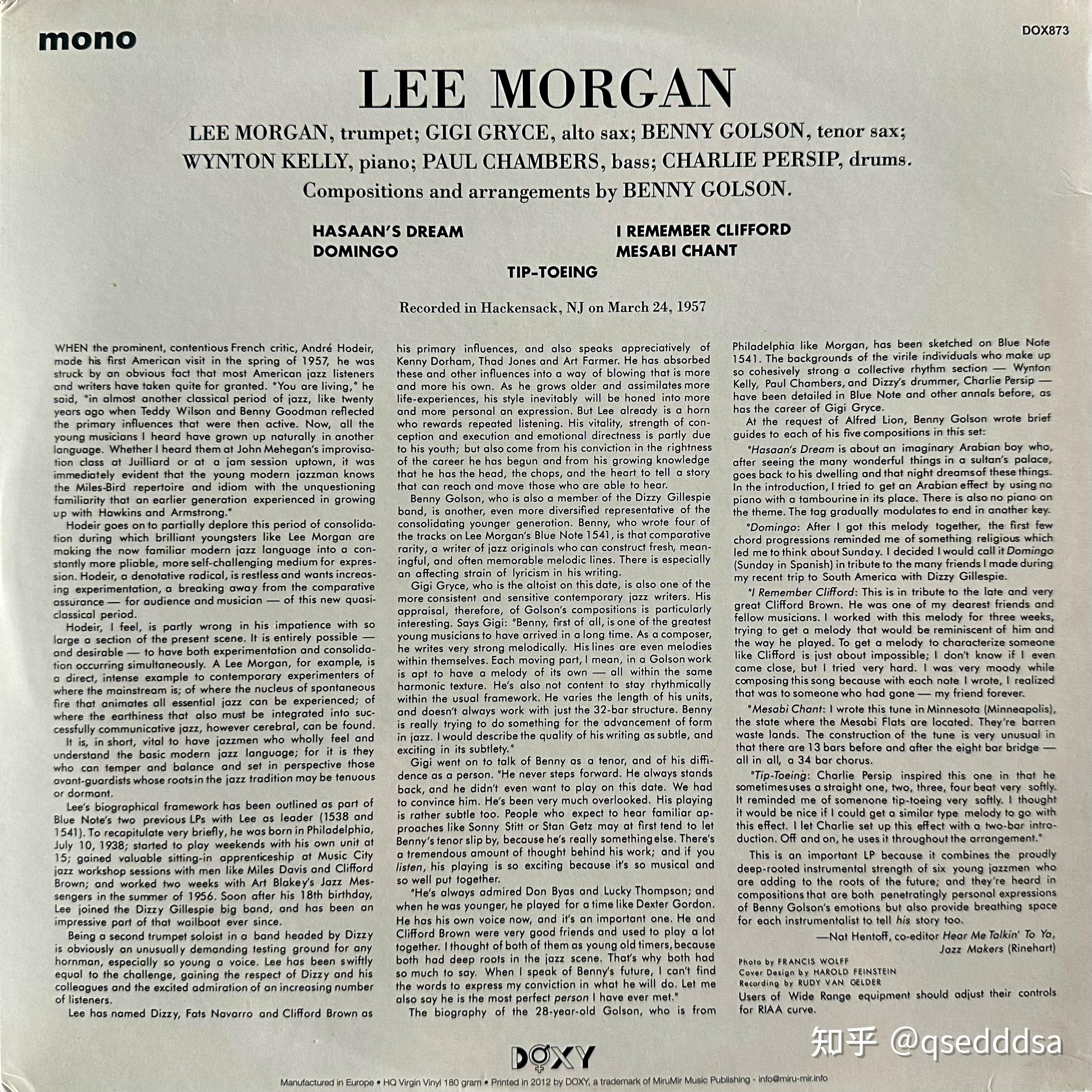 Lee Morgan Vol.3 - 知乎