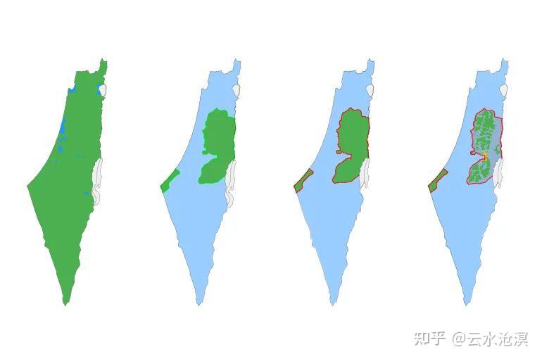 透过十幅地图了解巴以冲突简史 - 知乎