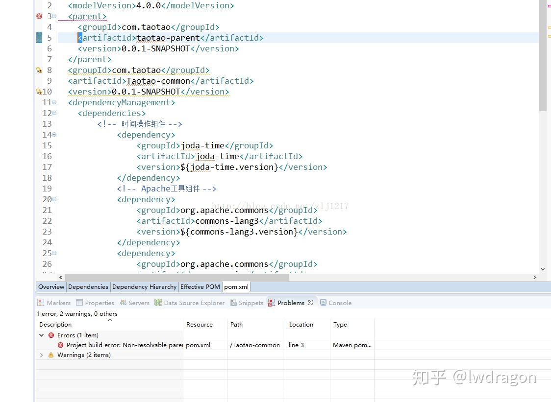 maven报错：Non-resolvable parent POM for com... - 知乎