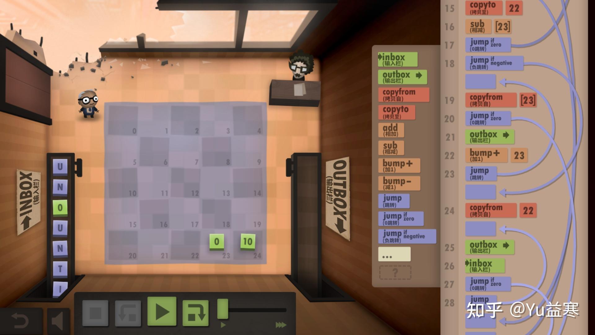 编程游戏《Human Resouce Machine（程序员升职记）》攻略（全部关卡） - 知乎