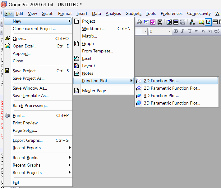OriginPro——往已有图形中添加函数图 - 知乎