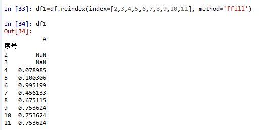 Python3 pandas (7) 行、列重排序 reindex() - 知乎