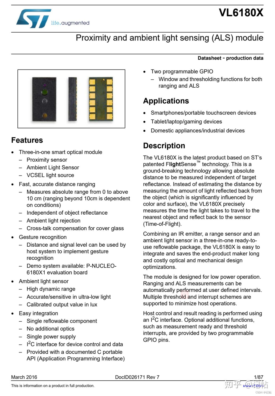 基于STM32CUBEMX驱动TOF模块VL6180与VL6180X(1)----单模块距离获取的最佳实践 - 知乎
