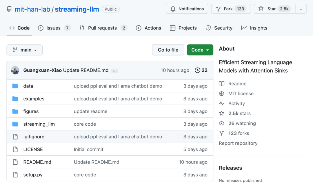 最多400万token上下文、推理提速22倍，StreamingLLM火了，已获GitHub 2.5K星 - 知乎
