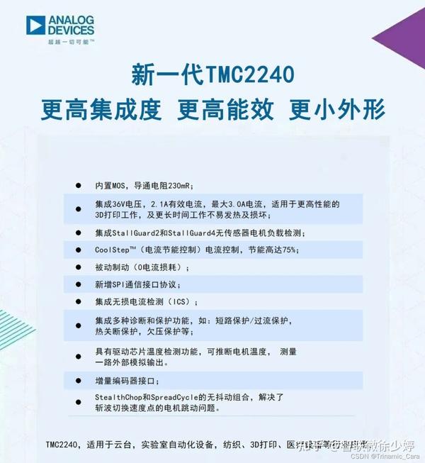 TMC2240 - ADI Trinamic正式推出全新一代智能高性能步进电机驱动IC - 知乎